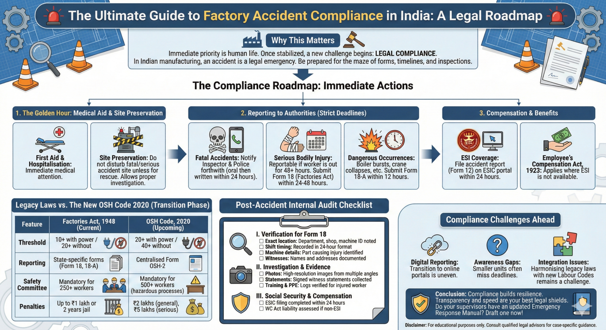 The Ultimate Guide to Factory Accident Compliance in India: A Legal ...