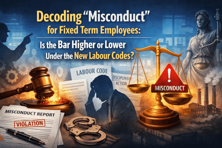 Decoding “Misconduct” for Fixed Term Employees: Is the Bar Higher or ...