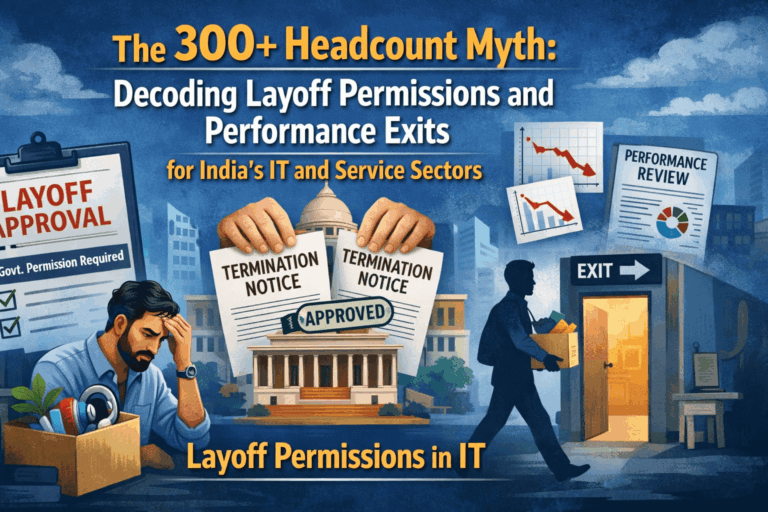 The 300+ Headcount Myth: Decoding Layoff Permissions and Performance ...